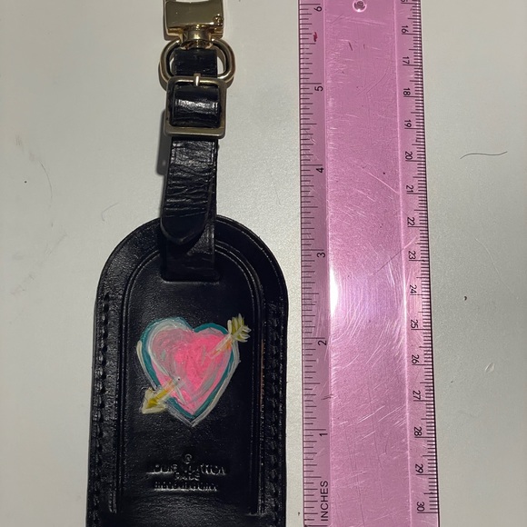 Louis Vuitton | Bags | Authentic Louis Vuitton Luggage Tag Converted ...